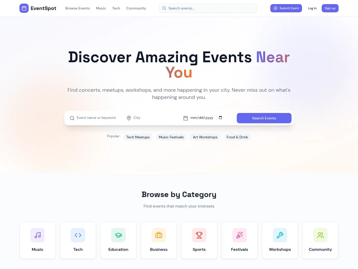 Eventify Discovery Platform