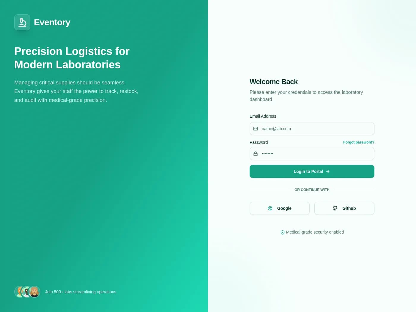 Eventory Lab System