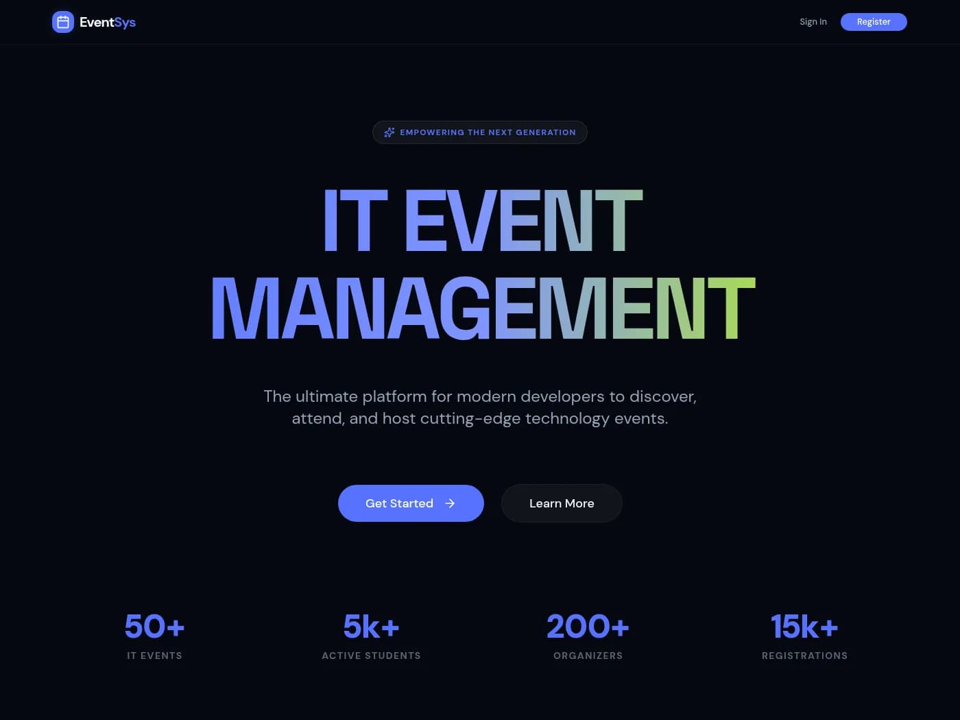 EventSys Portal