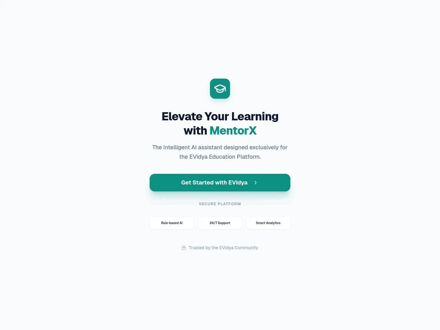 EVidya MentorX Assistant