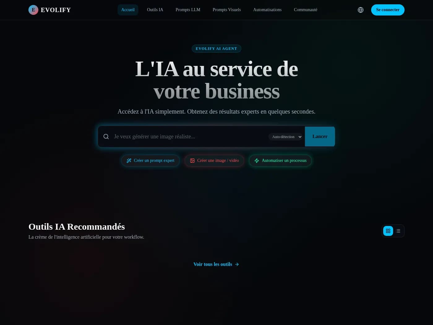 Evolify Smart Agent Site