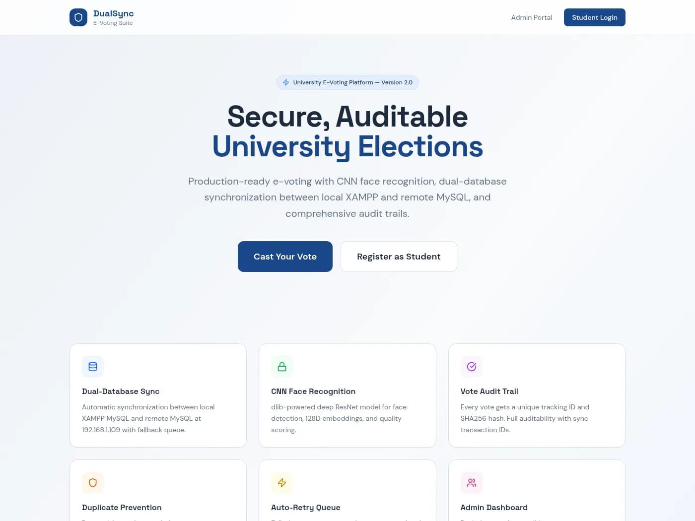 DualSync E-Voting Suite