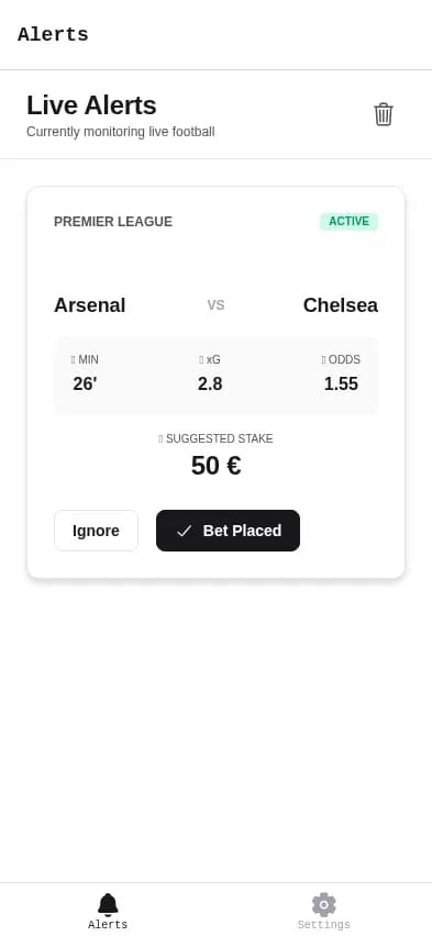 EV+ Bet Alert Android