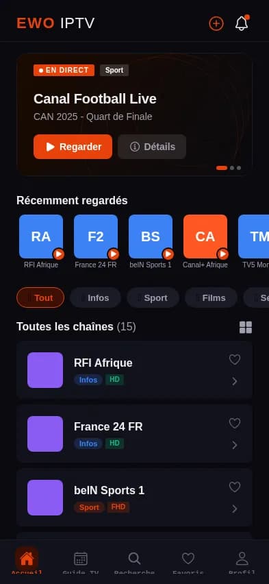 Ewo IPTV Player