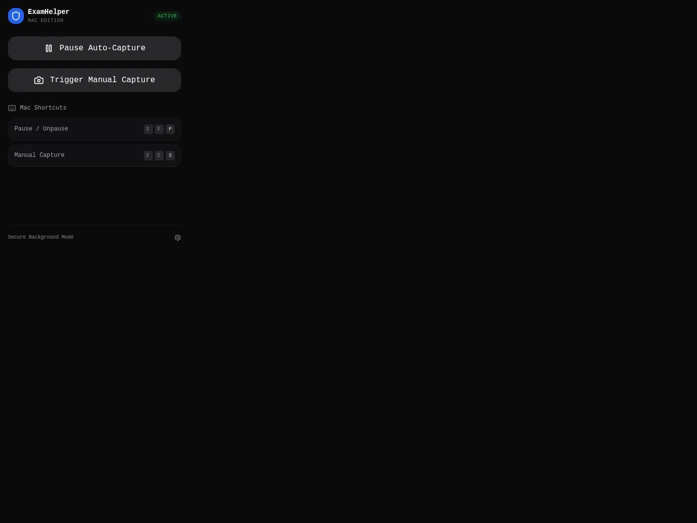 ExamHelper Mac Overlay