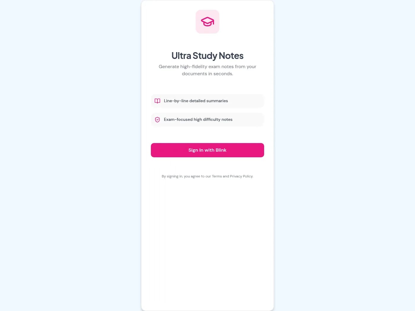 Ultra Exam Study Notes