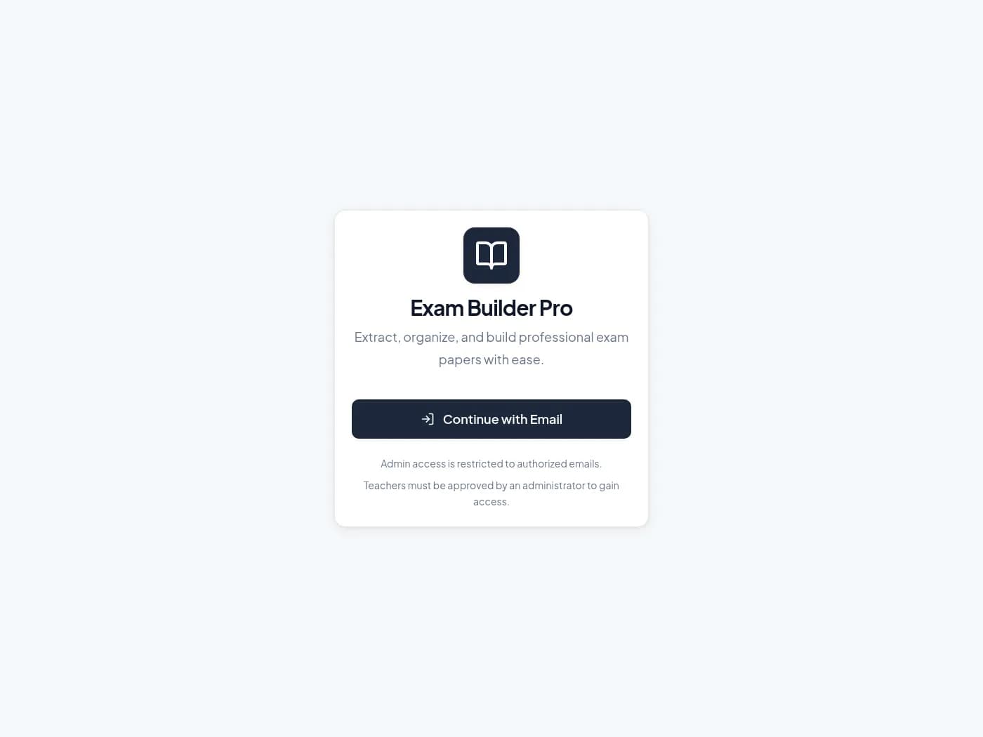 Exam Paper Builder Pro