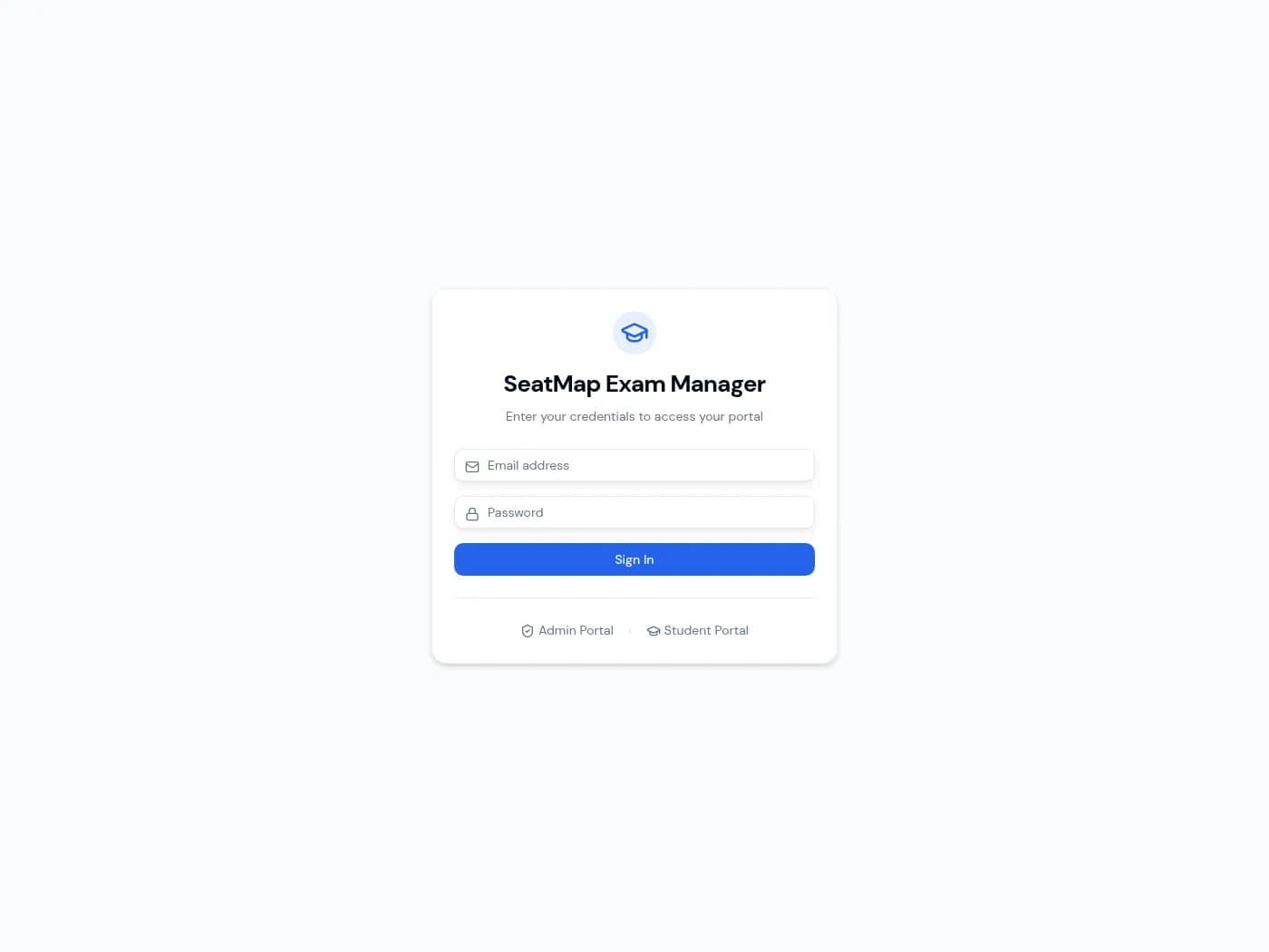SeatMap Exam Manager