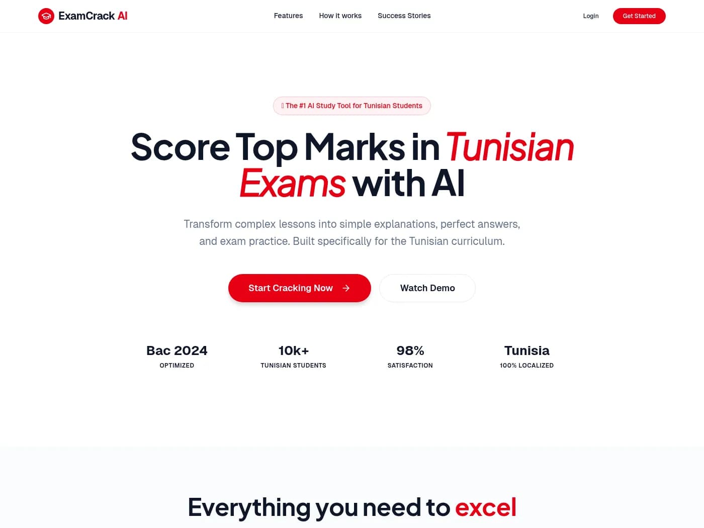 ExamCrack AI Study Tool