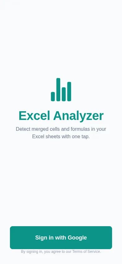 Excel Sheet Analyzer