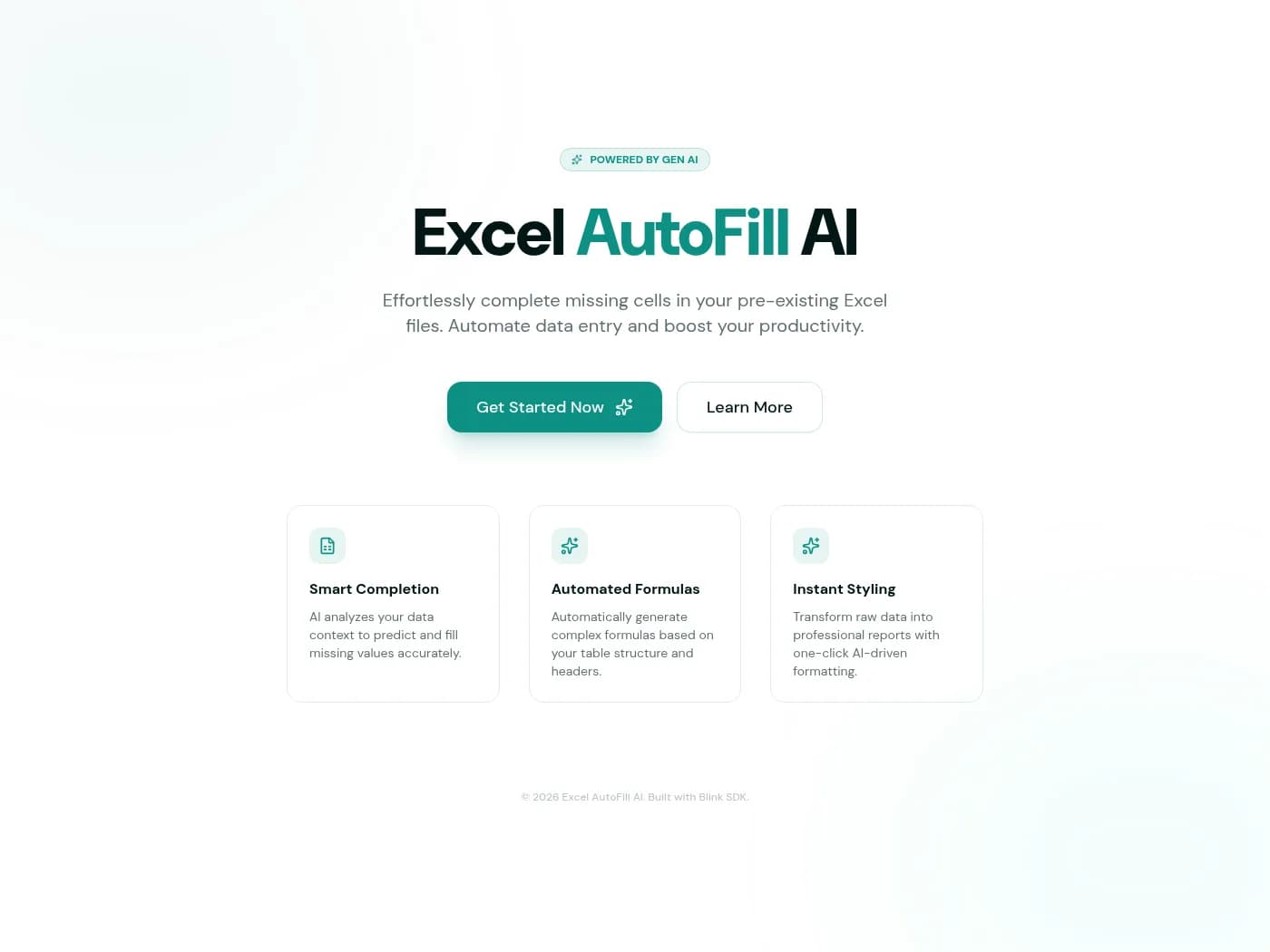 Excel AutoFill App