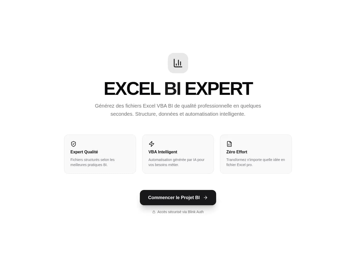 Excel BI Generator