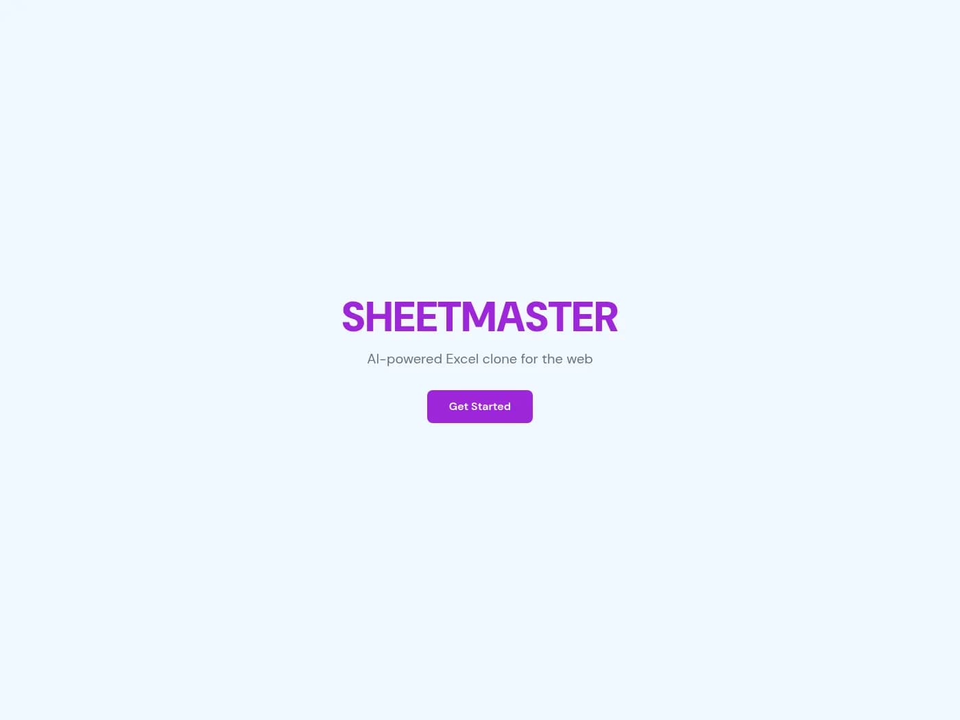SheetMaster