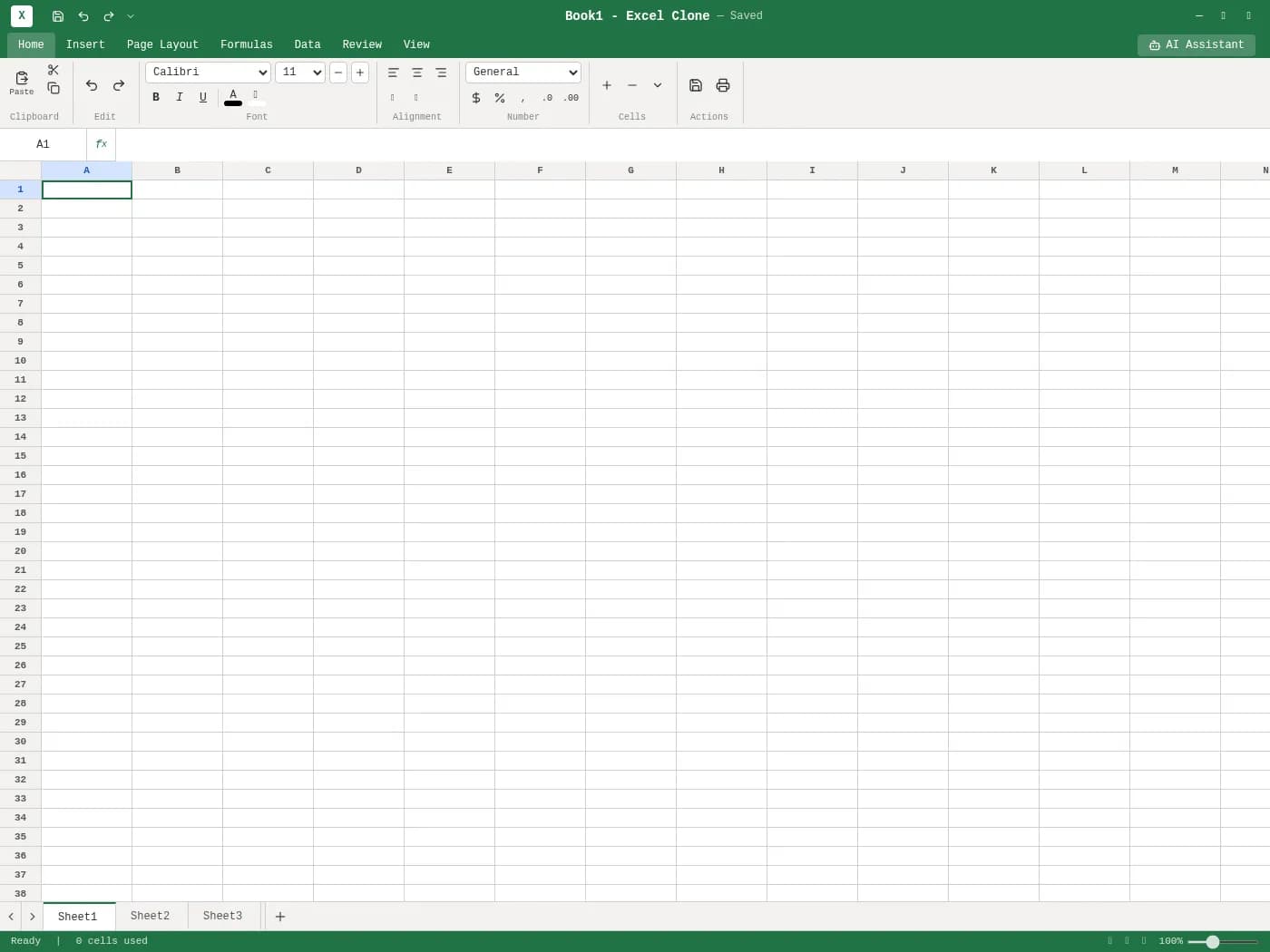 Excel Clone