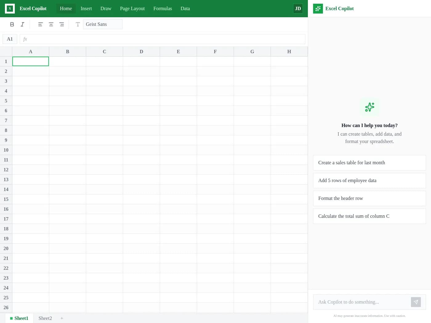 Excel Copilot
