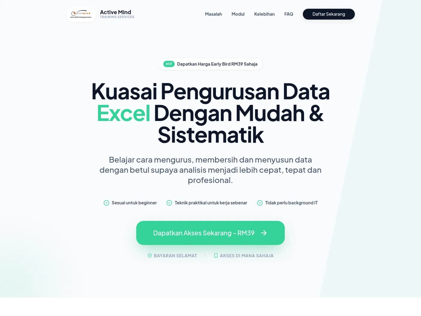 Excel Data Mastery Page