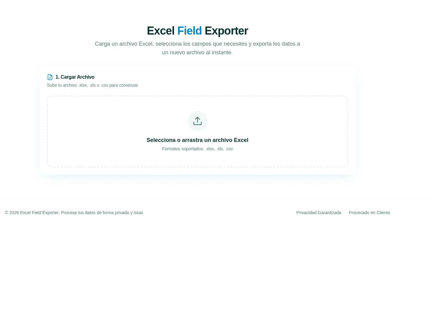 Excel Field Exporter
