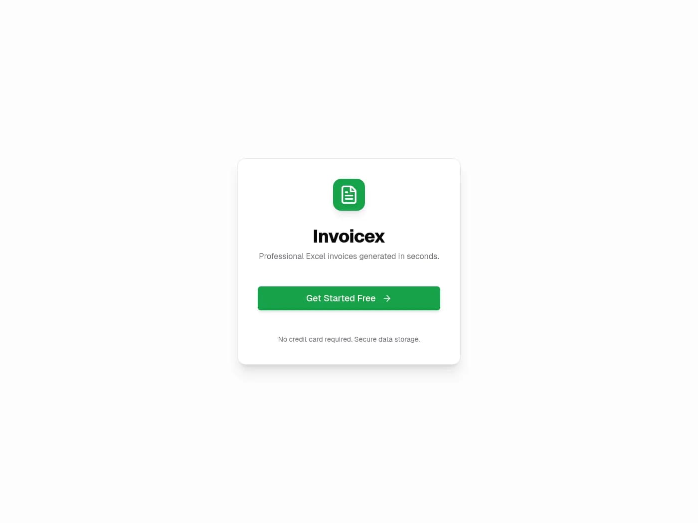 Excel Invoice Builder
