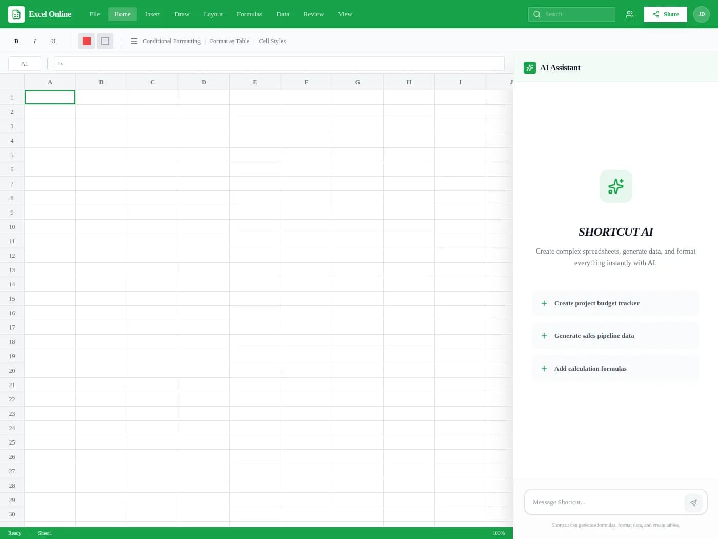 Excel Sheet Clone