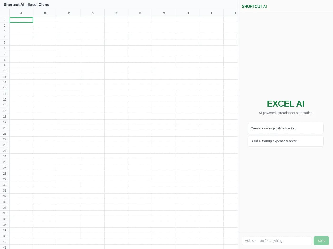 Excel Sheet Clone
