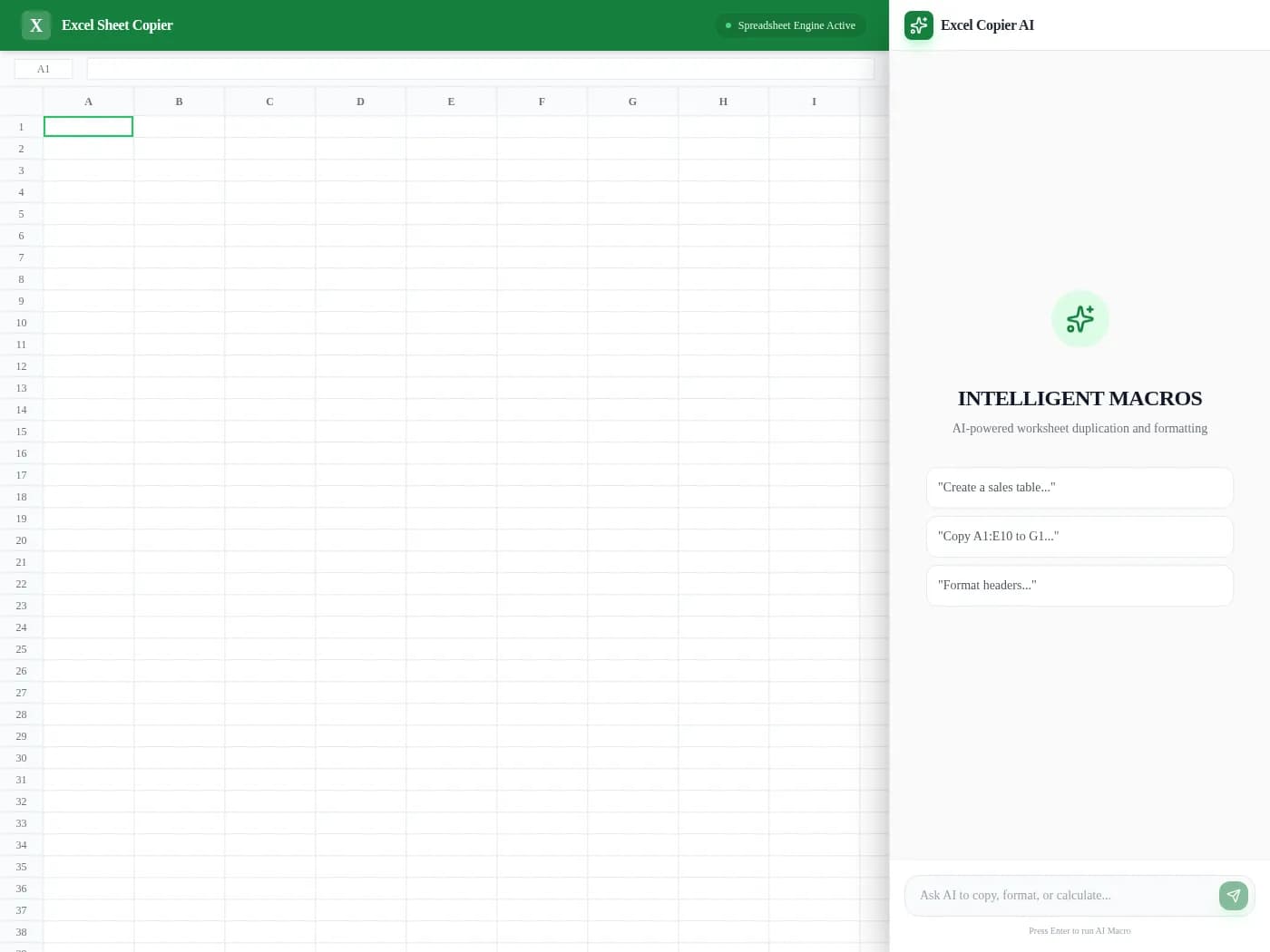Excel Sheet Copier
