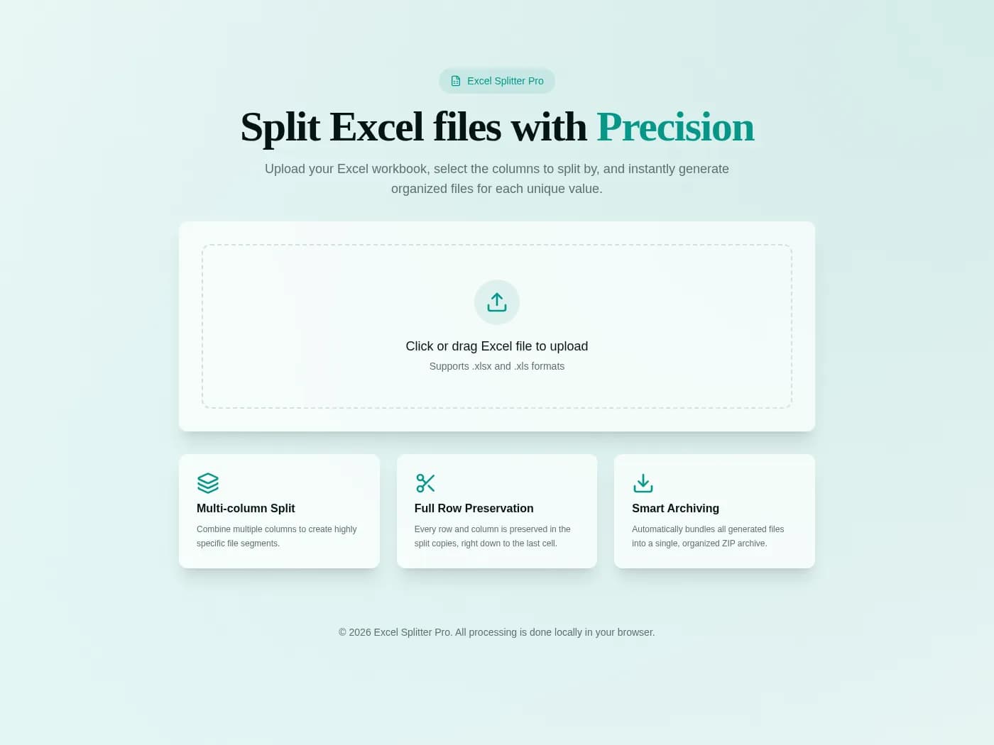 Excel Splitter Pro