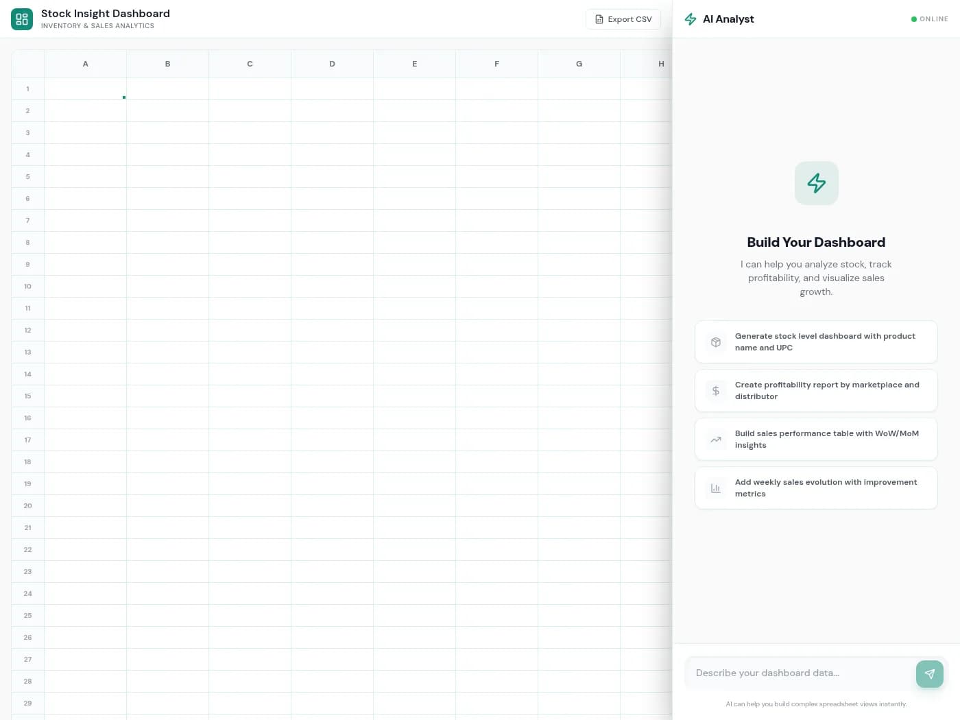 Stock Insight Dashboard