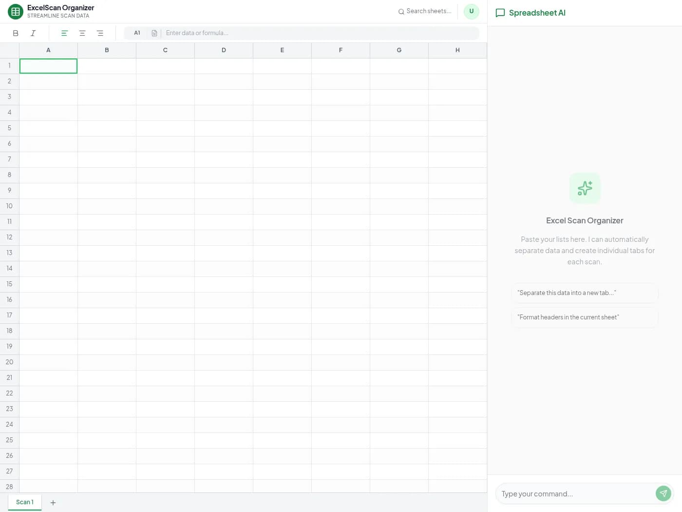 Excel Tab Organizer