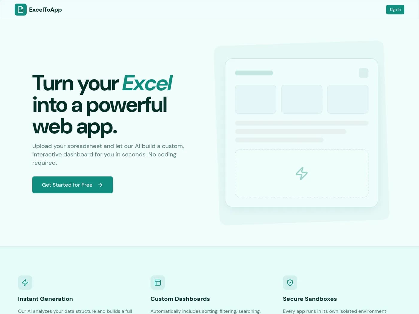 Excel App Converter