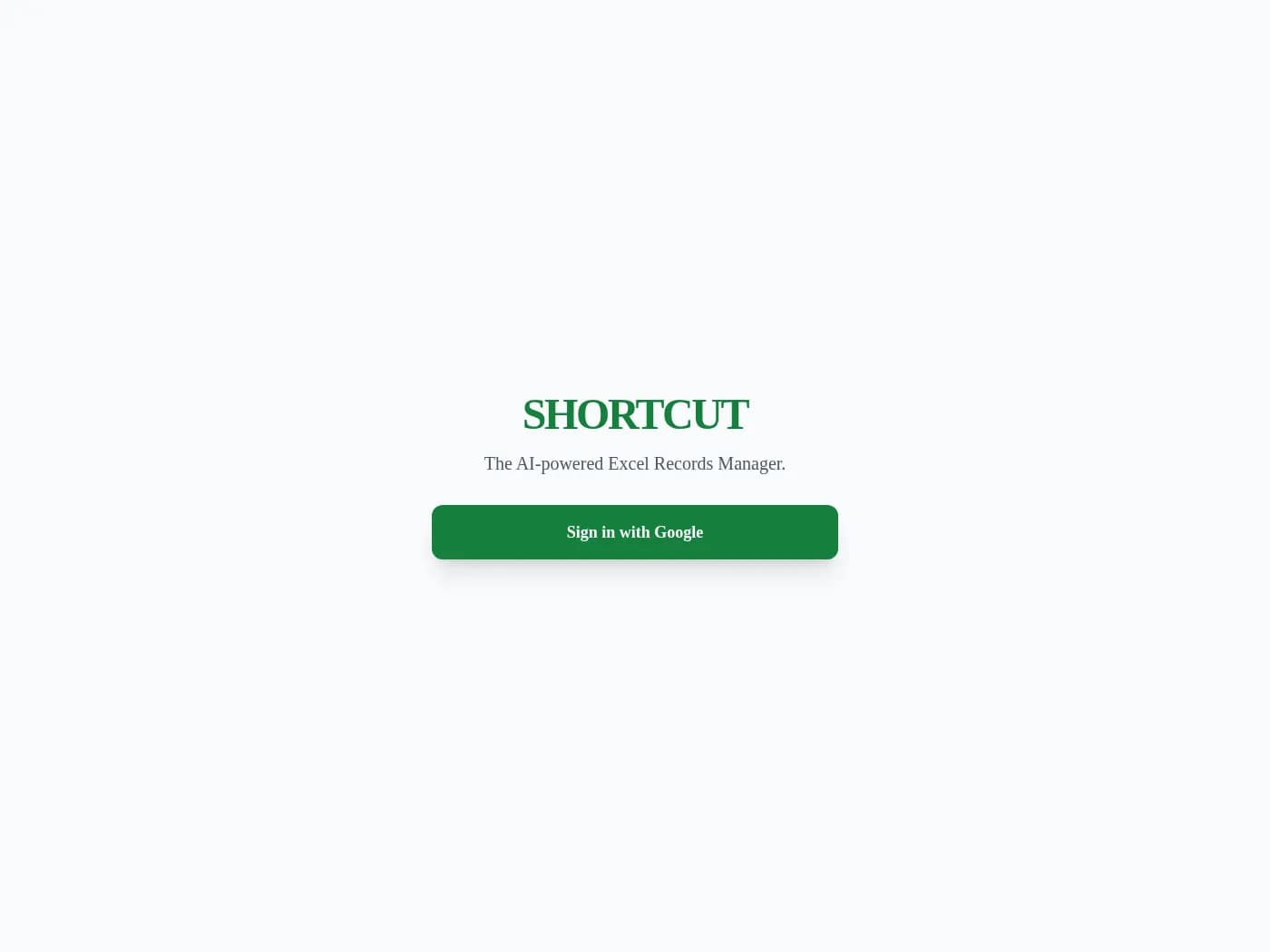 Excel Records Manager
