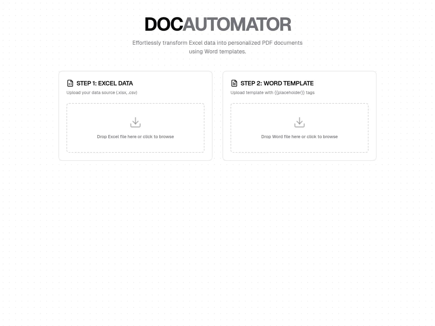Excel-to-Word PDF Automator