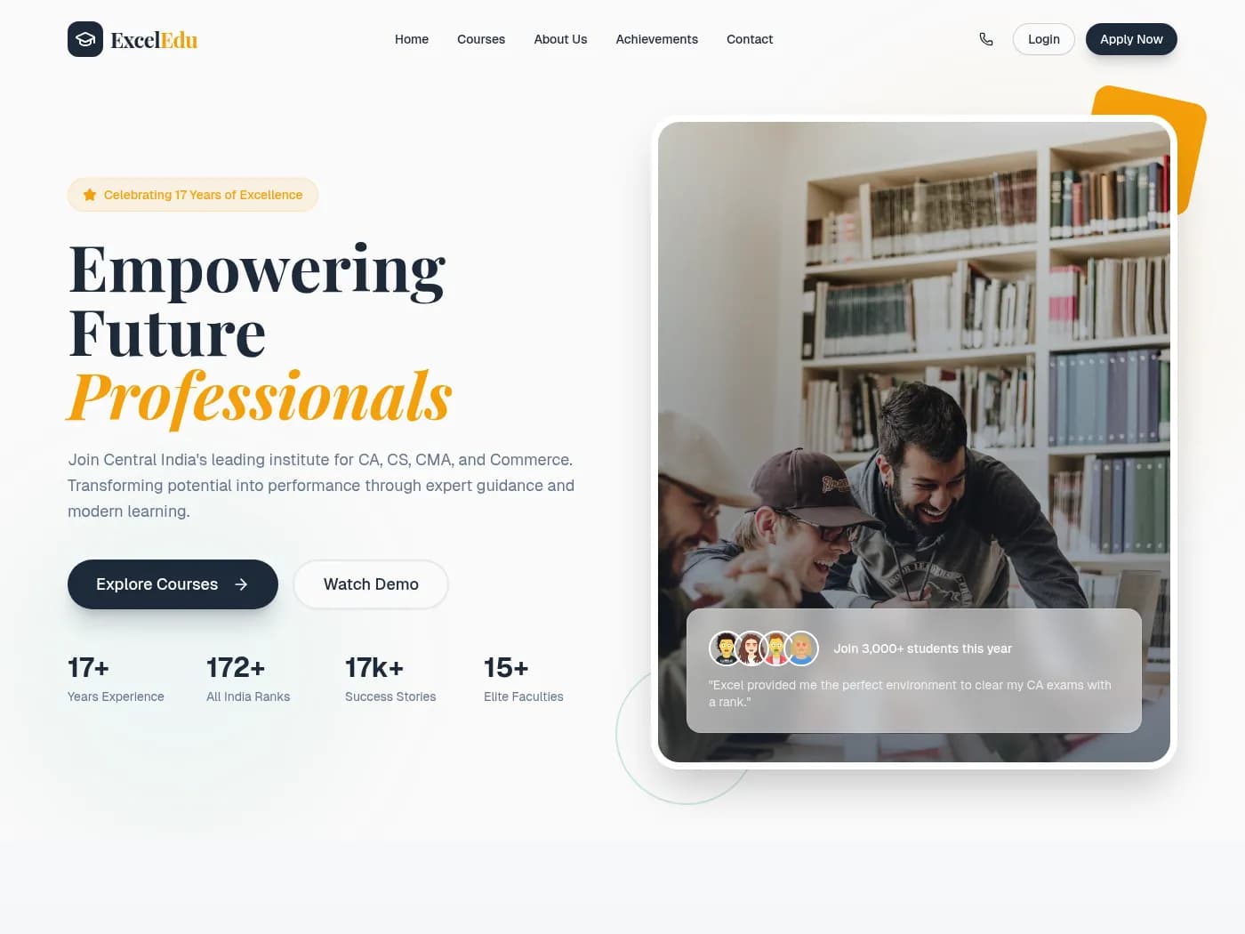 ExcelEdu Redesign