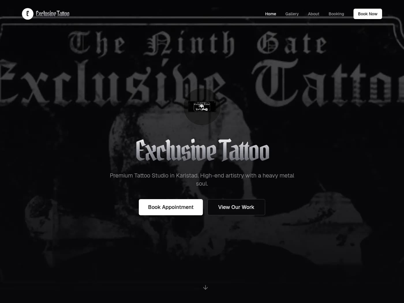 Exclusive Ink Studio Site