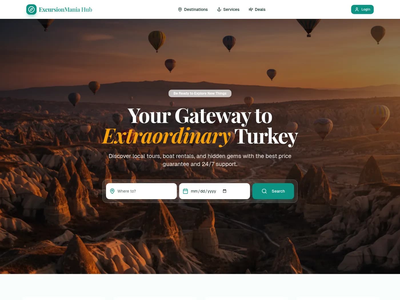 ExcursionMania Travel Hub