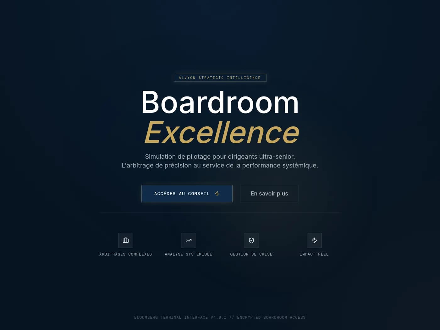 Executive Decision Simulator