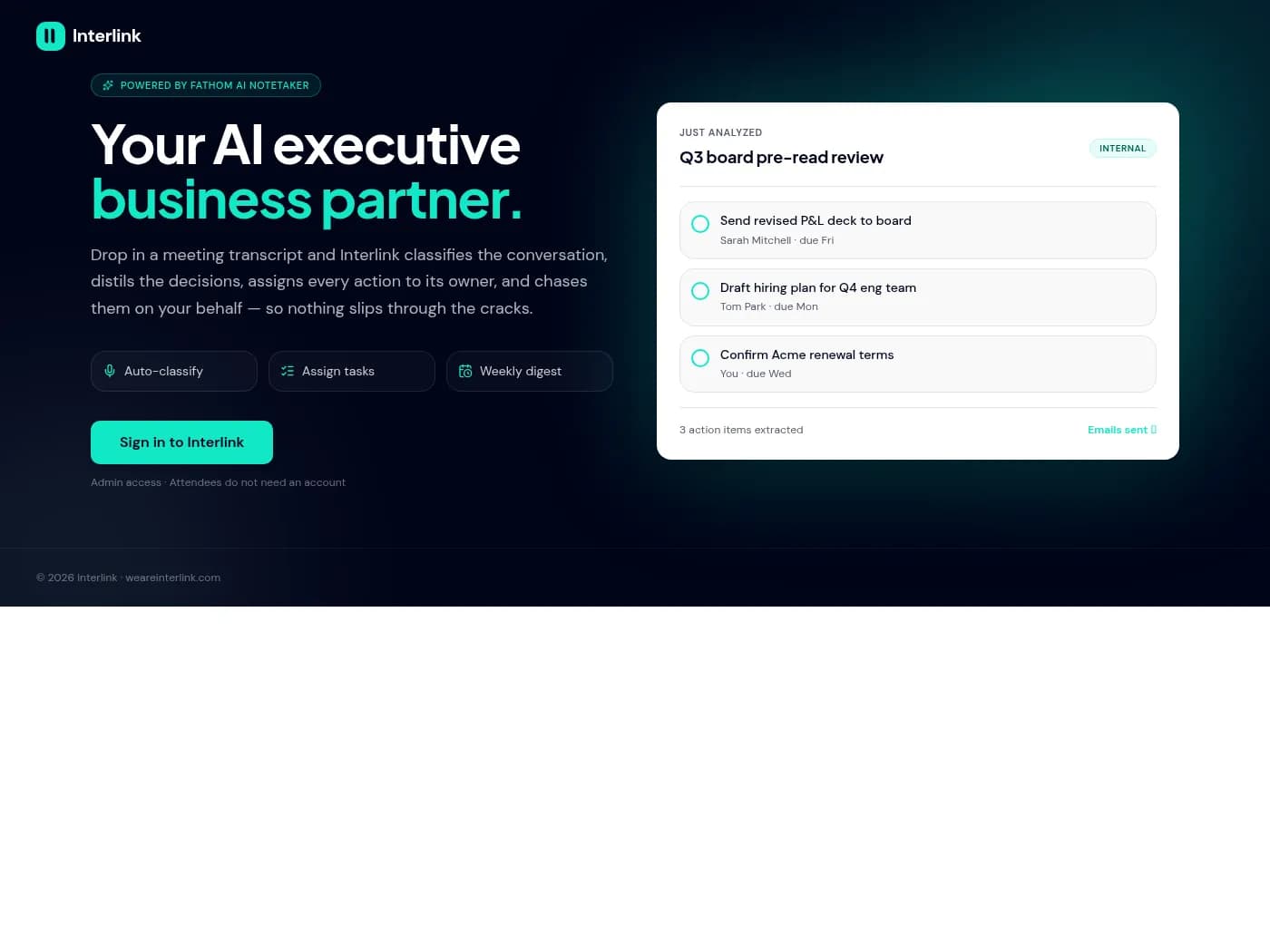 ExecSync AI Project Manager