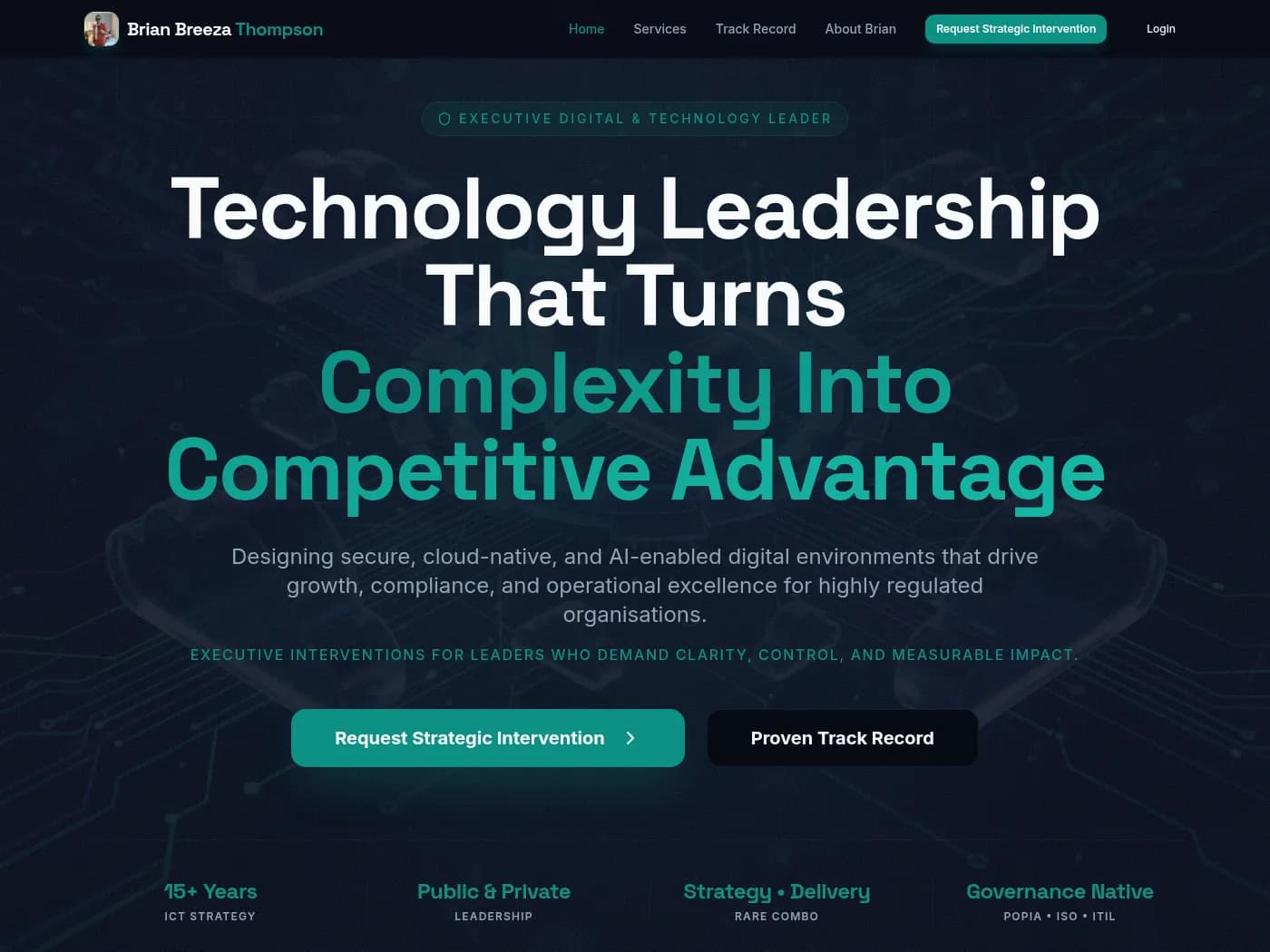 ExecTech Leader Website