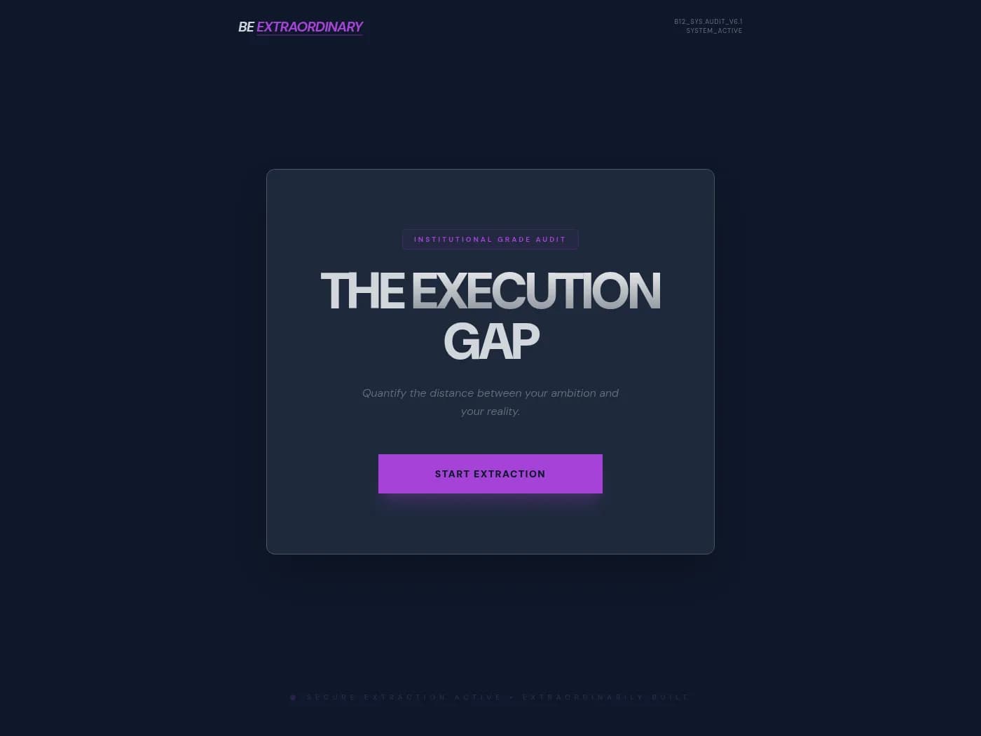 Execution IQ Audit