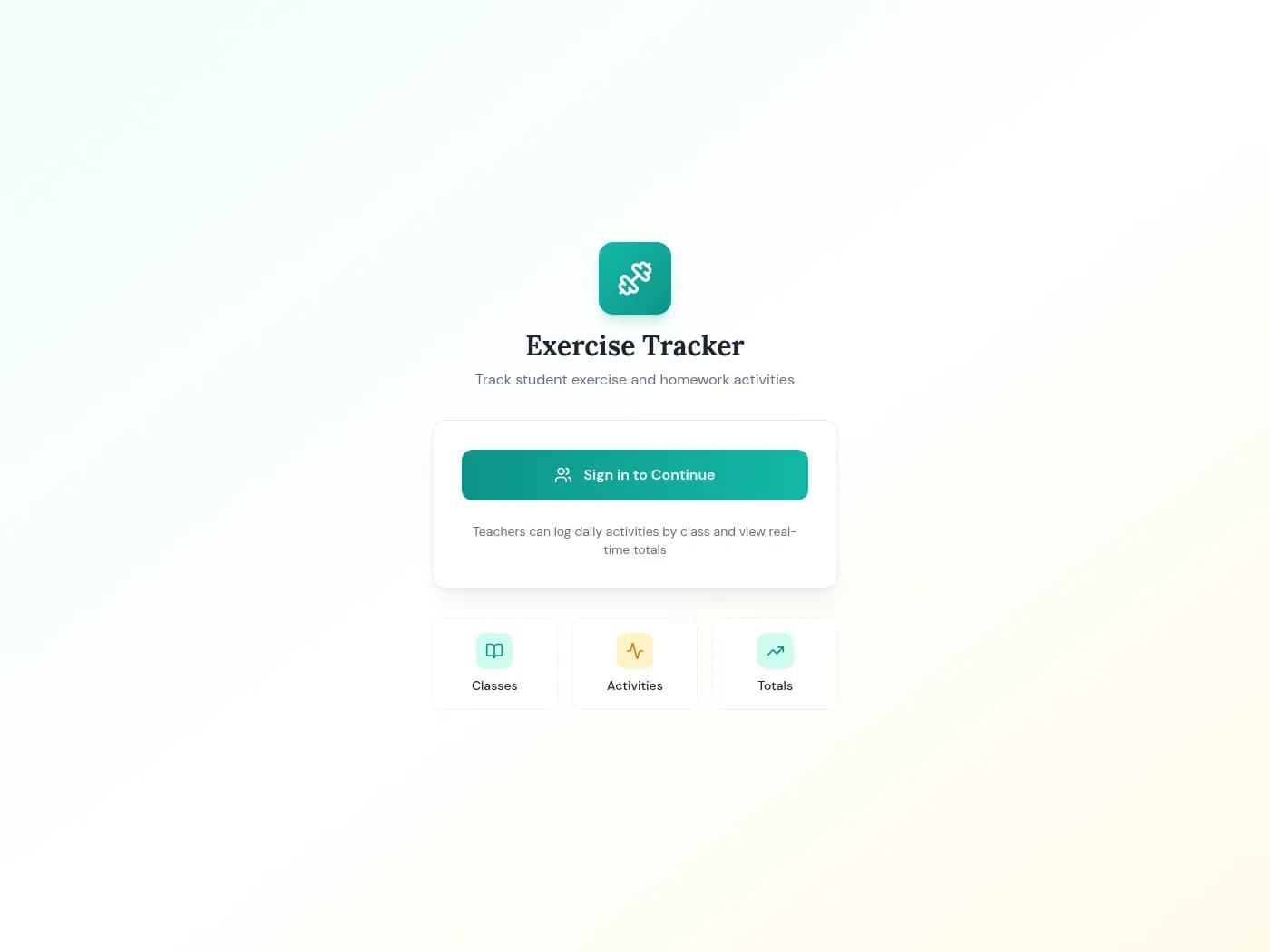 Christlove Exercise Tracker