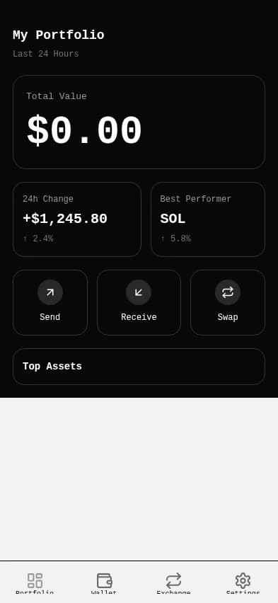 Exodus Wallet Mockup