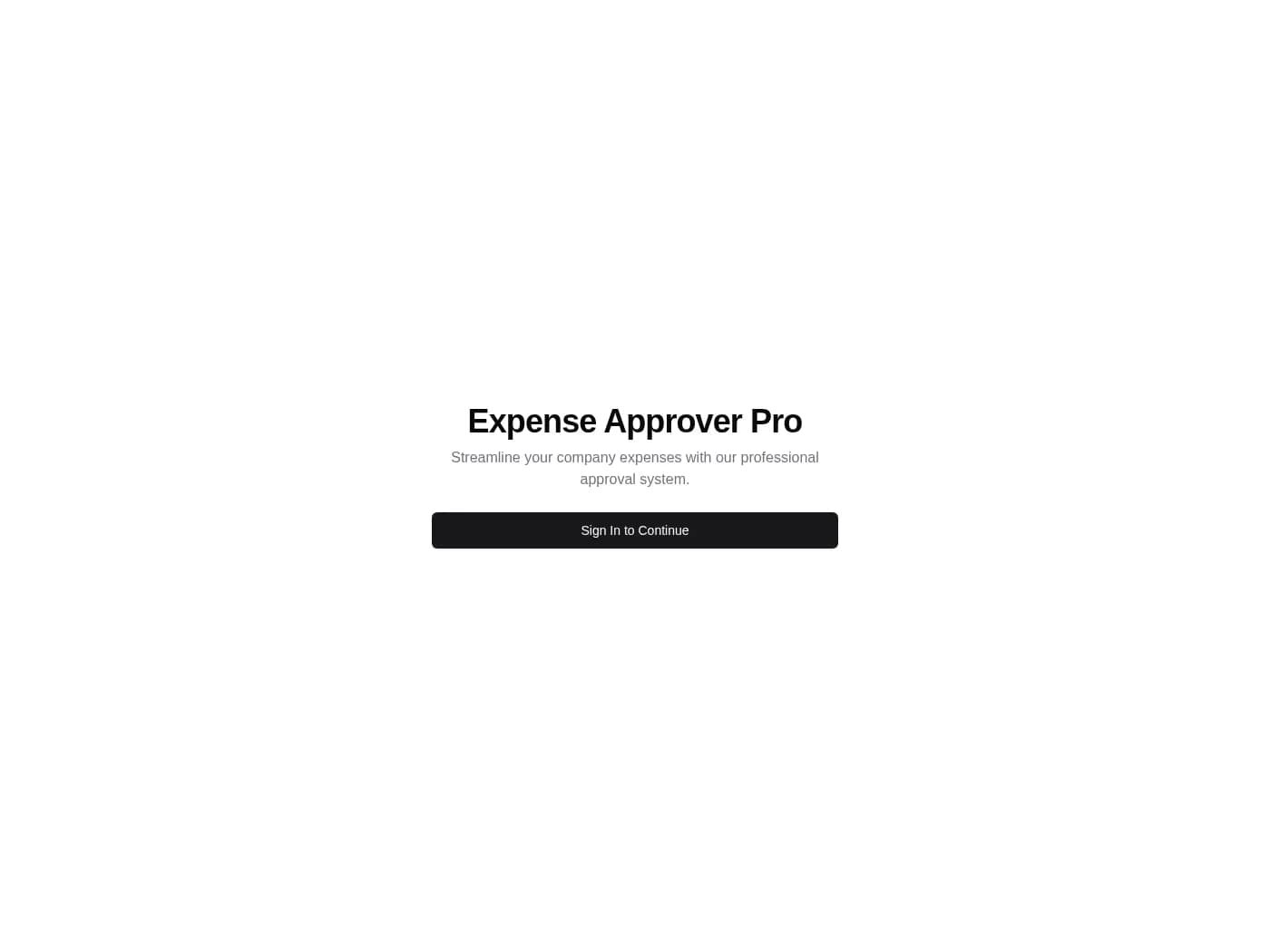 Expense Approver Pro