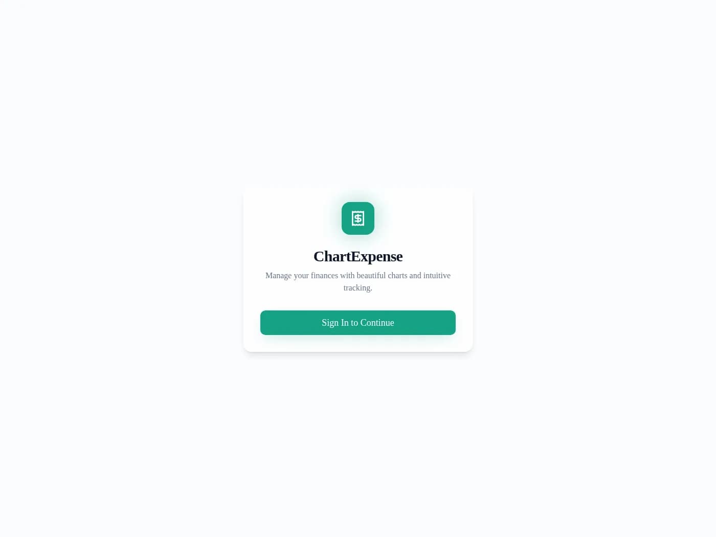 ChartExpense Tracker