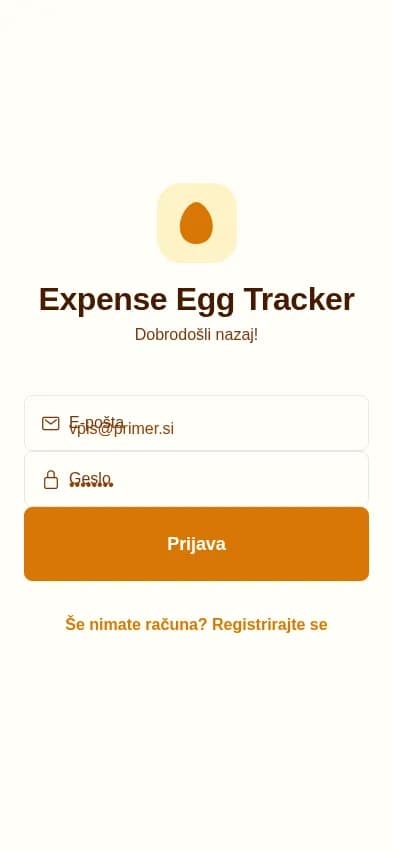 Expense Egg Tracker