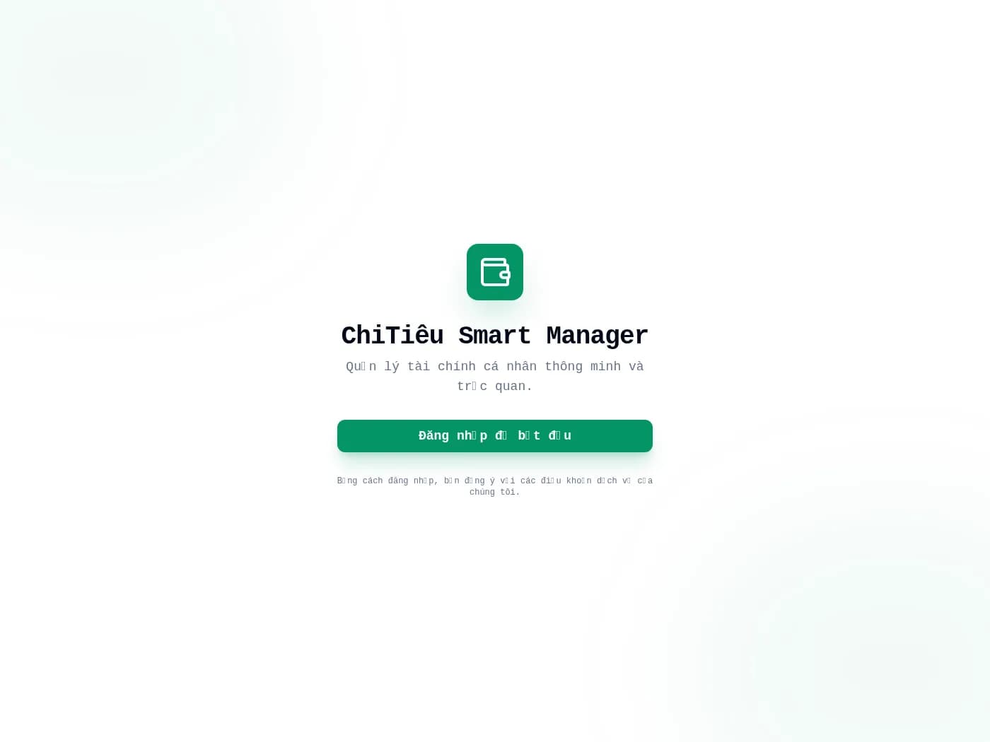 ChiTiêu Smart Manager