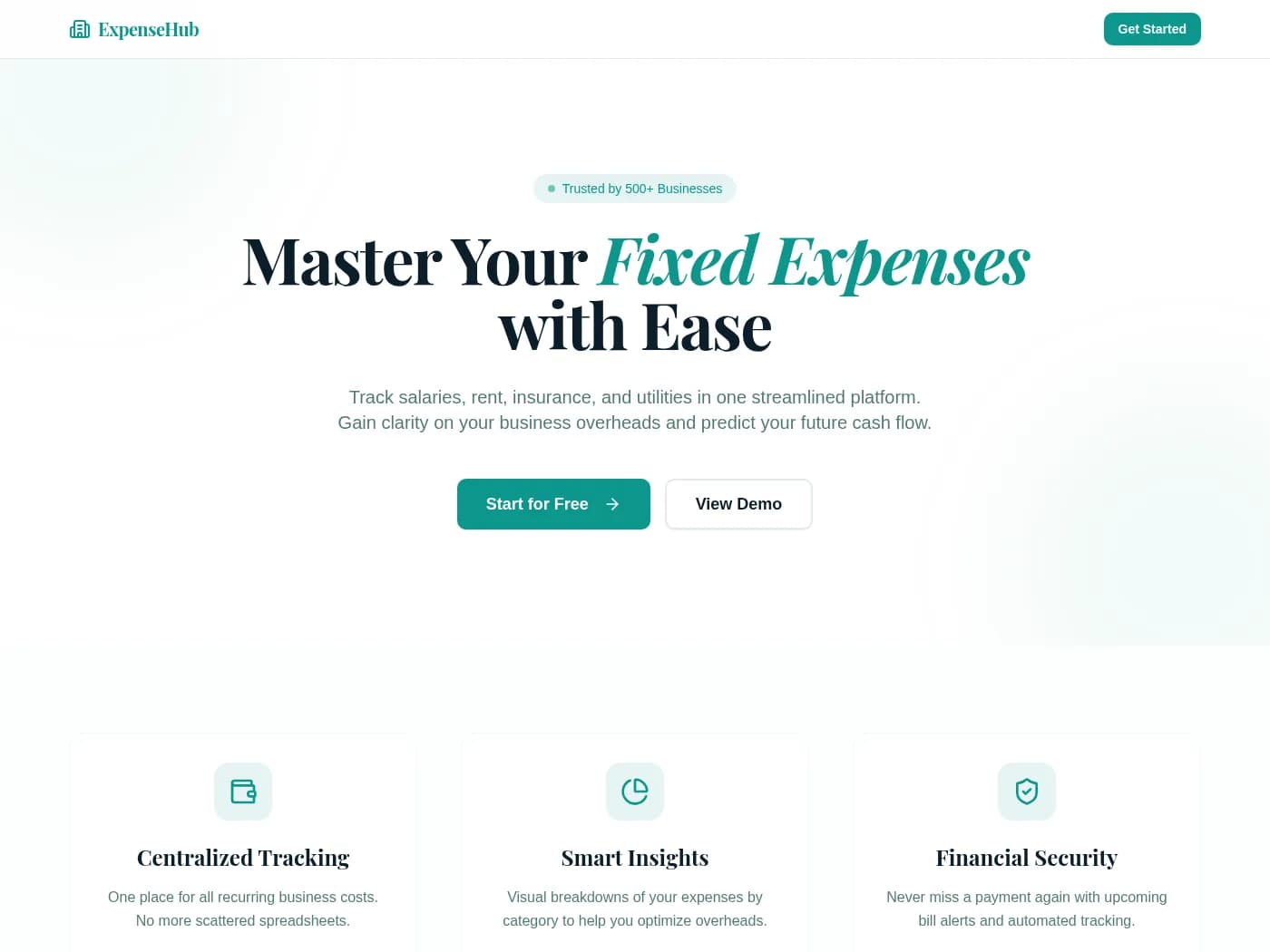 Business Expense Hub