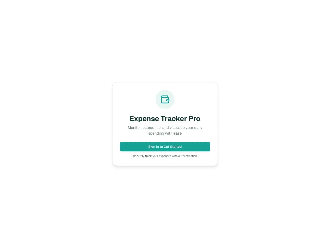 Expense Tracker Pro