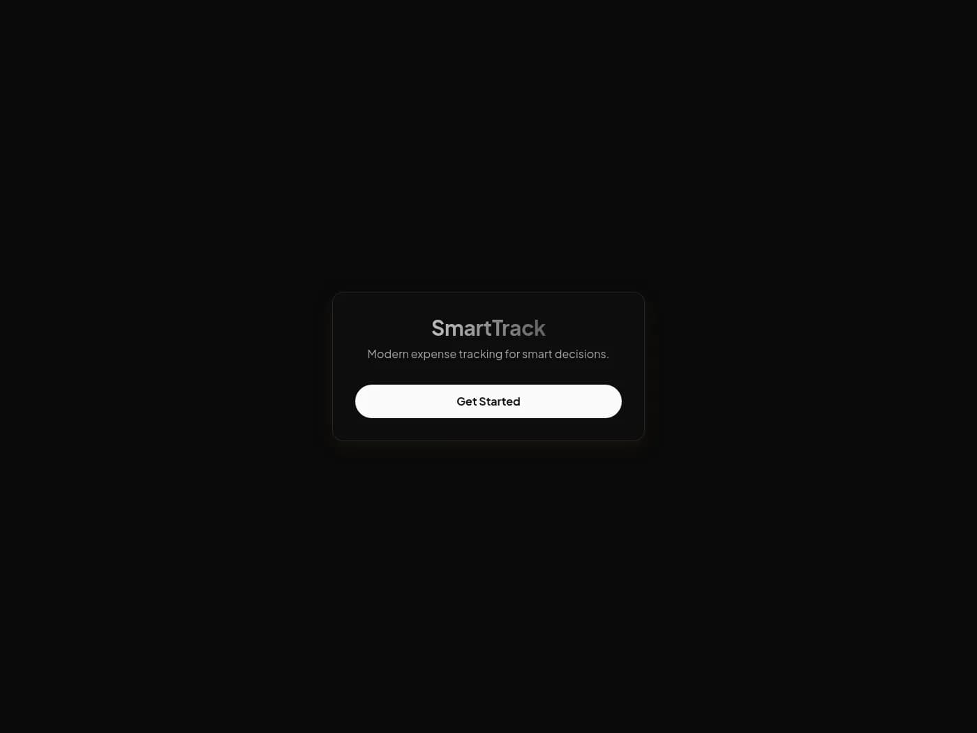 Smart Expense Tracker