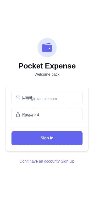 Pocket Expense Tracker