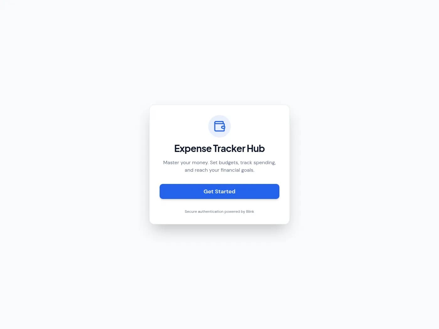 Expense Tracker Hub