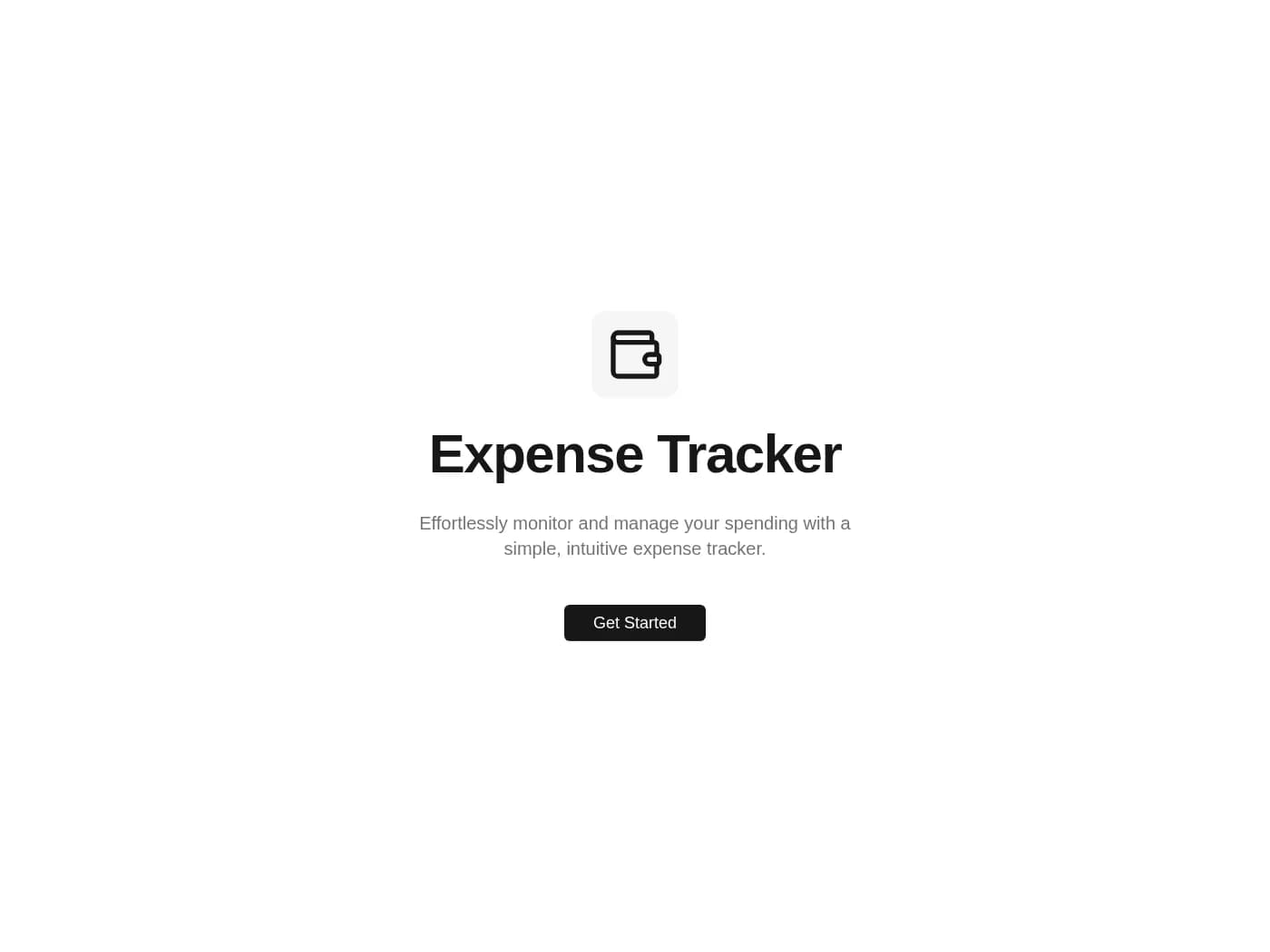Expense Tracker